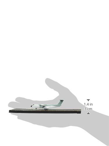 Hot Wings Planes C-5 Galaxy with Connectible Runway Die Cast Plane,Green