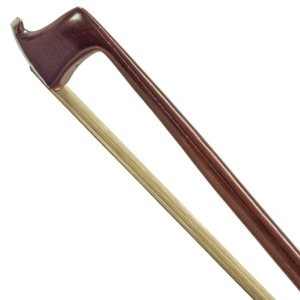 PAITITI 3/4 Size Violin Bow Round Stick Brazil Wood Mongolian Horsehair