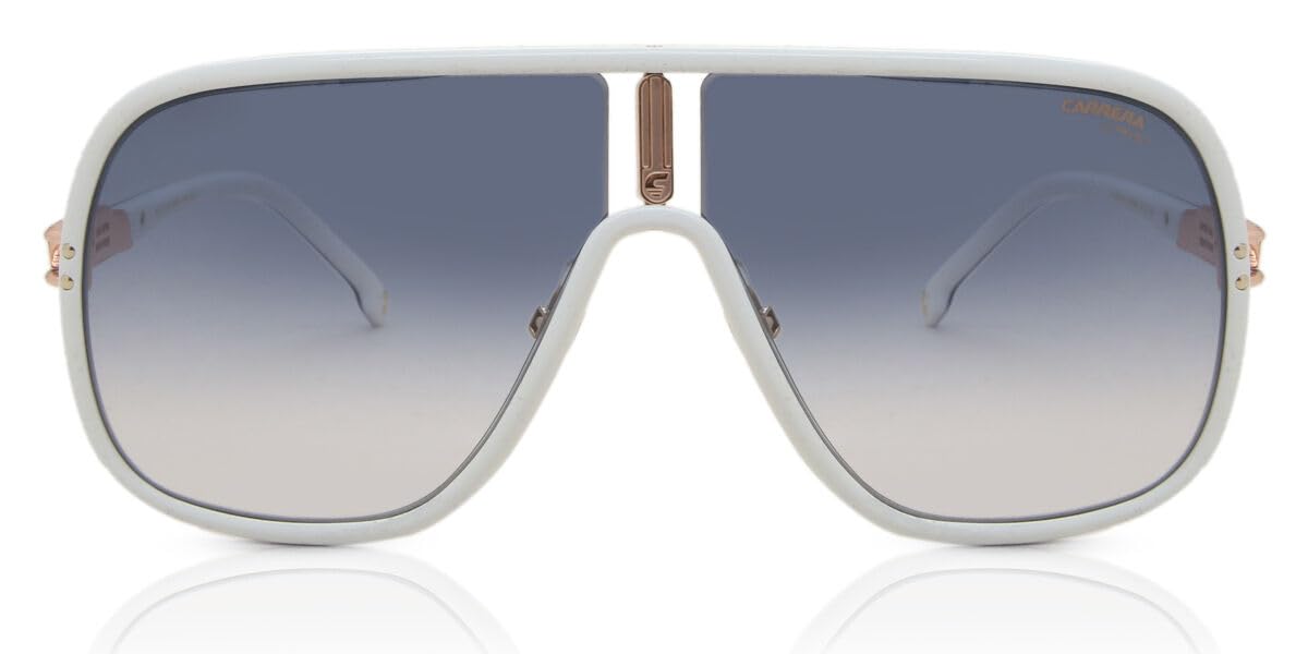 Carrera FLAGLAB 11 White/Blue Shaded 64/10/135 unisex Sunglasses