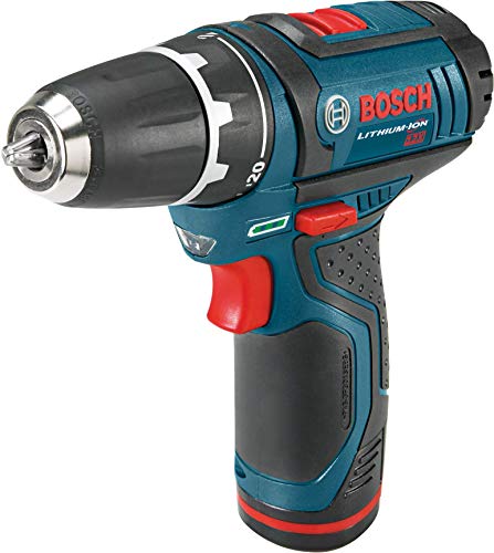 BOSCH PS31-2A 12V Max 3/8 In. Drill/Driver Kit with (2) 2 Ah Batteries and BOSCH DDMS40 40-Piece Assorted Impact Tough Drill Drive Custom Case System Set