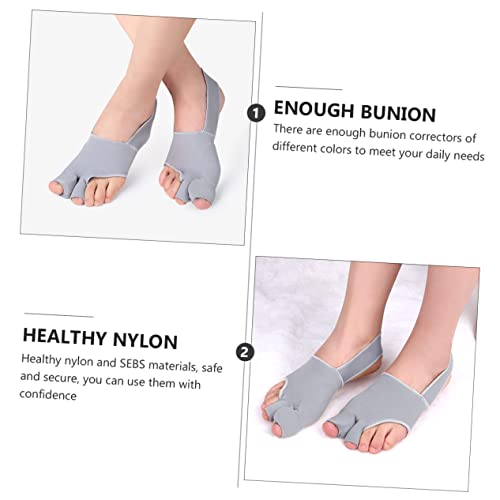 Healeved Wrist Supports Foot Protector Wrist Splints Thumb Splint Silicone Socks 2 Pairs Bunion Night Splint Silicone Spacers Bunion Hallux Valgus Correct Cover Socks