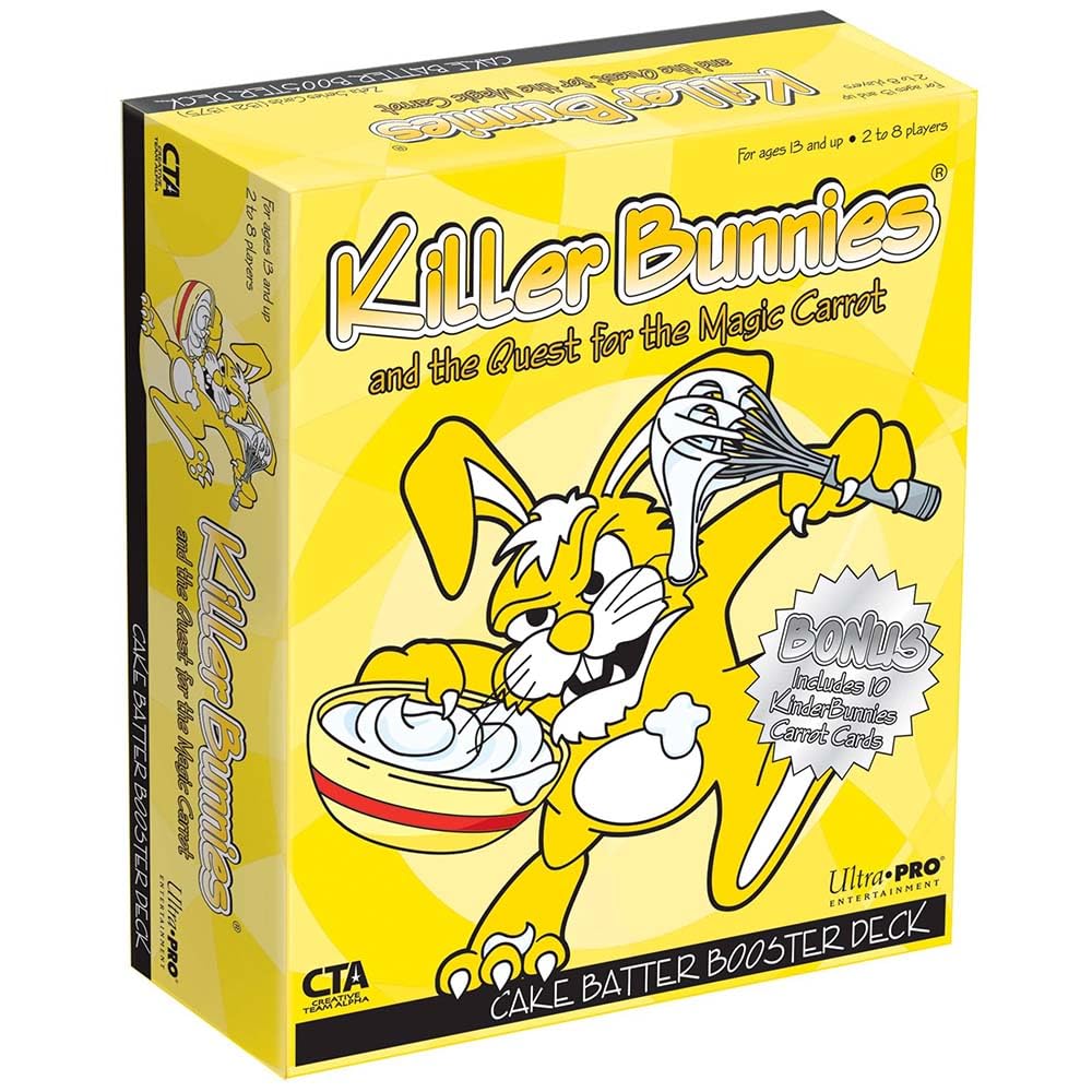 Killer Bunnies and The Quest for The Magic Carrot - Cake Batter Expansion, a Fluffy and Delicious Addition to The Base Game!
