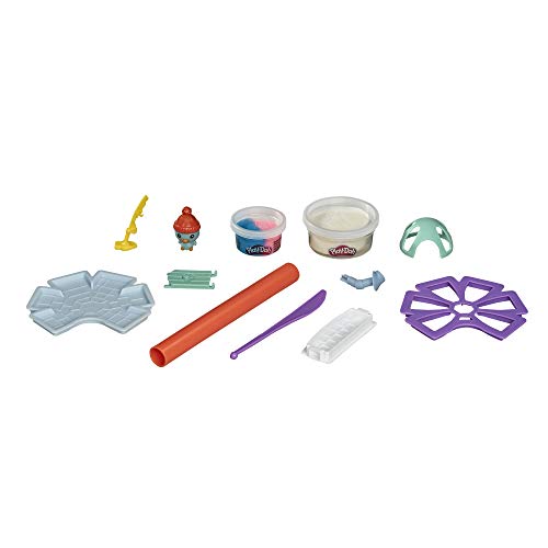 Play-Doh Builder Igloo Mini Animal Building Kit for Kids 5 Years and Up with 2 Cans, Non-Toxic - Easy to Build DIY Craft Set
