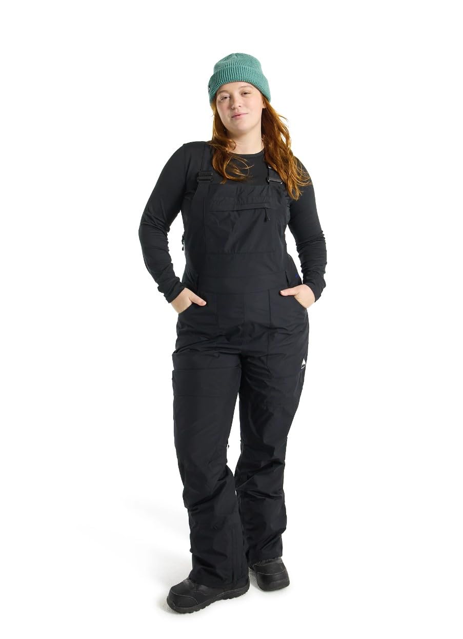 Burton Womens Gore-Tex Avalon Bib Pant, True Black, Medium