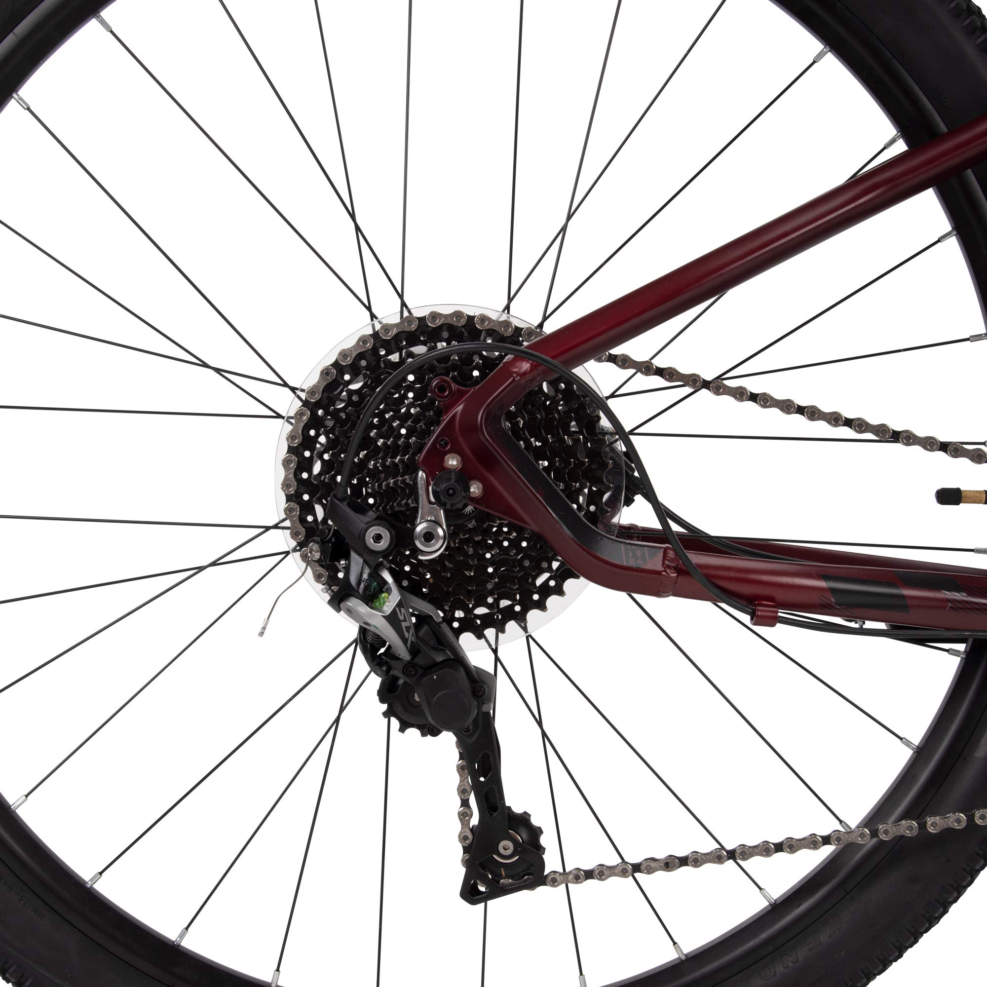 ROYCE UNION RHT Lightweight Aluminum Mountain Bike (Wine), 15 Inch Frame, 22 Speed Shimano Drivetrain, 29" Wheels