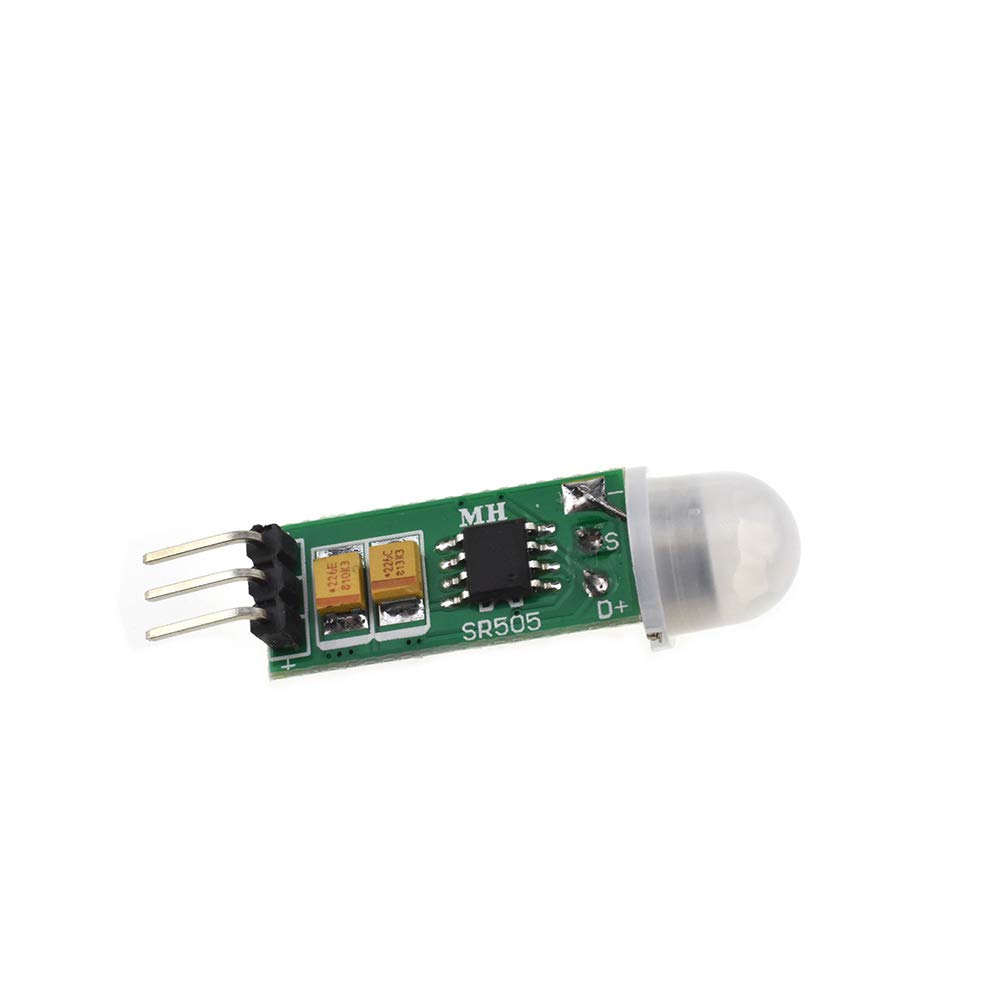 Boscoqo HC-SR505 Human Motion Sensor Detector Module Mini Precise PIR Infrared for Arduino 1 Pack