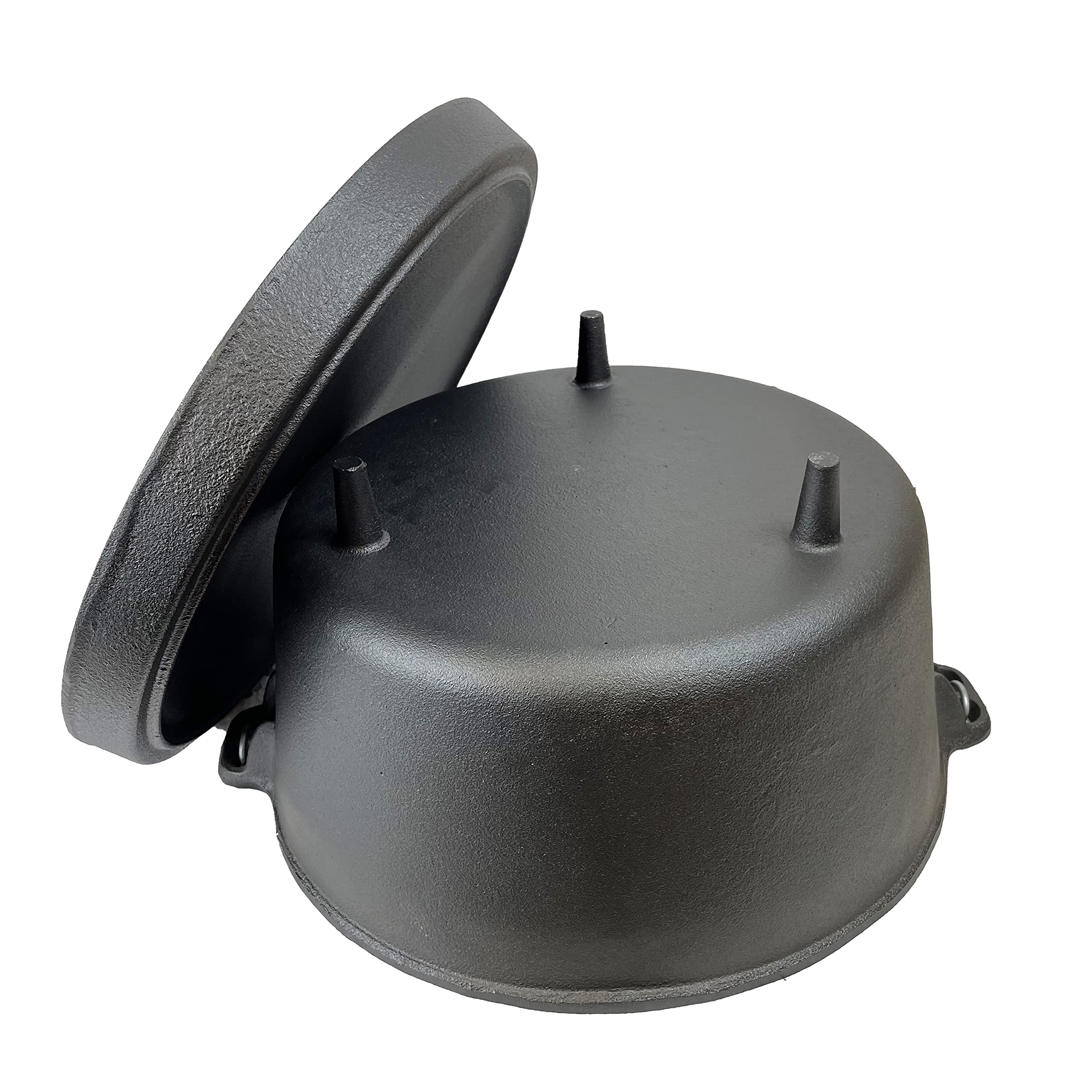 Cuisiland 16 quarts pre-seasoned Cast Iron Dutch Oven with lip lid and legs