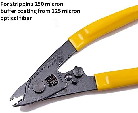 Fiber Optic Termination Tool Kit - 9 in 1 Assembly FTTH tool kit with FC-6S Cleaver Optical Power Meter Finder - 30km Visual Fault Locator Optical Pliers Cable Cutter Stripper