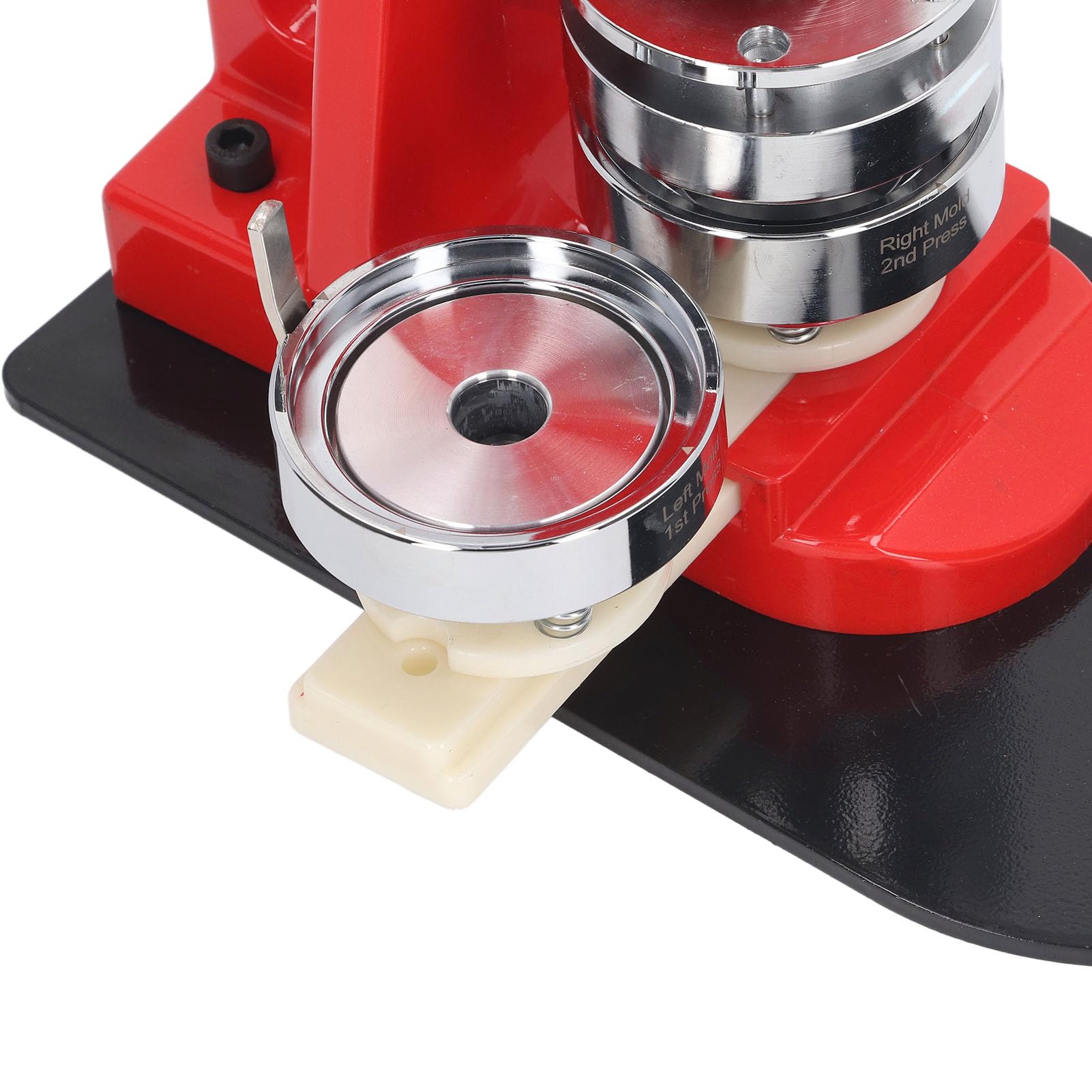 Button Maker Machine, Button Press Machine with Ergonomic Handle, Wide Application, Portable for Halloween Party (58mm)