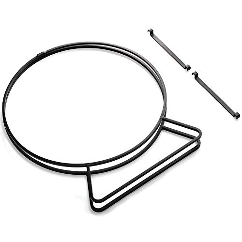 DOEWORKS 23 Inches Solid Steel Log Hoop Heavy Duty Firewood Racks