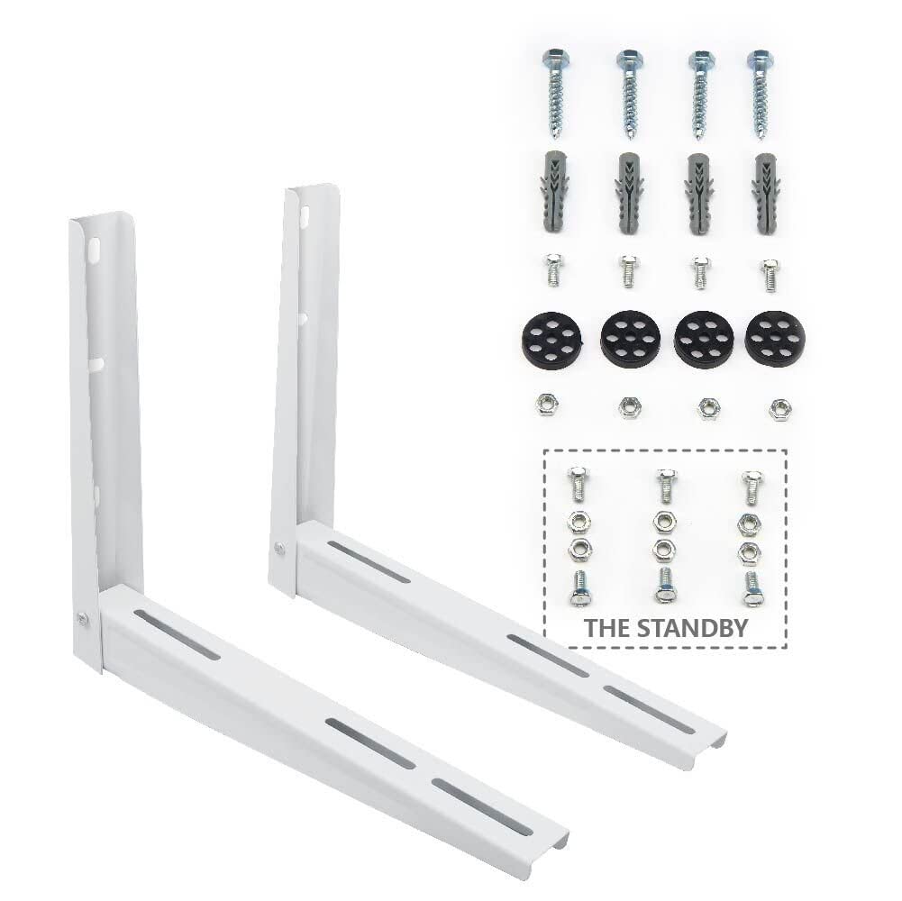 LBG Products Wall Mounting Bracket for Ductless Mini Split Air Conditioner Condensing Unit 1-2P, Support up to 265lbs (7000-12000 BTU)