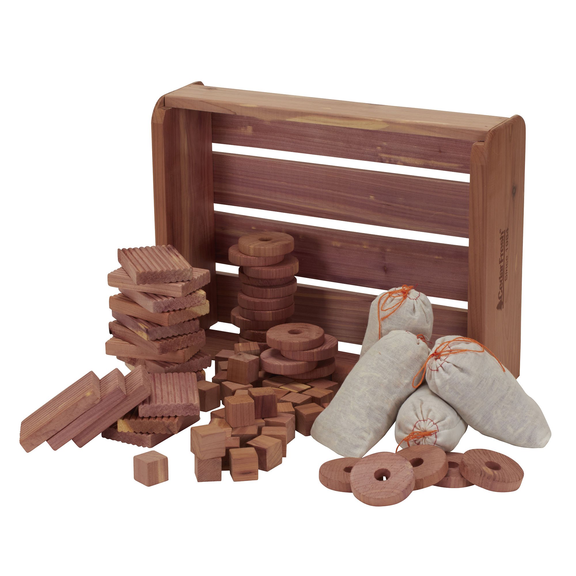 Household Essentials Set Fresh Expanded Closet Storage Accessory Kit with Bonus 12 x 9 in. Cedar Box