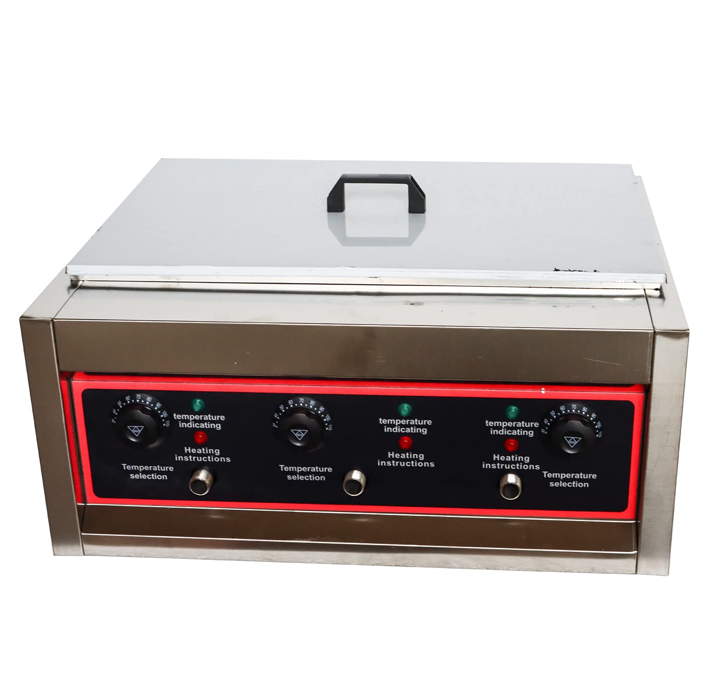 PreAsion 220V Commercial Pasta Cooker 6 Holes Noodle Cooking Machine Pasta Makers Boiler Cooker Machine Noodles Table with 6 Basket Stainless Steel Blade Noodle Dumpling Maker with Noodle Filter