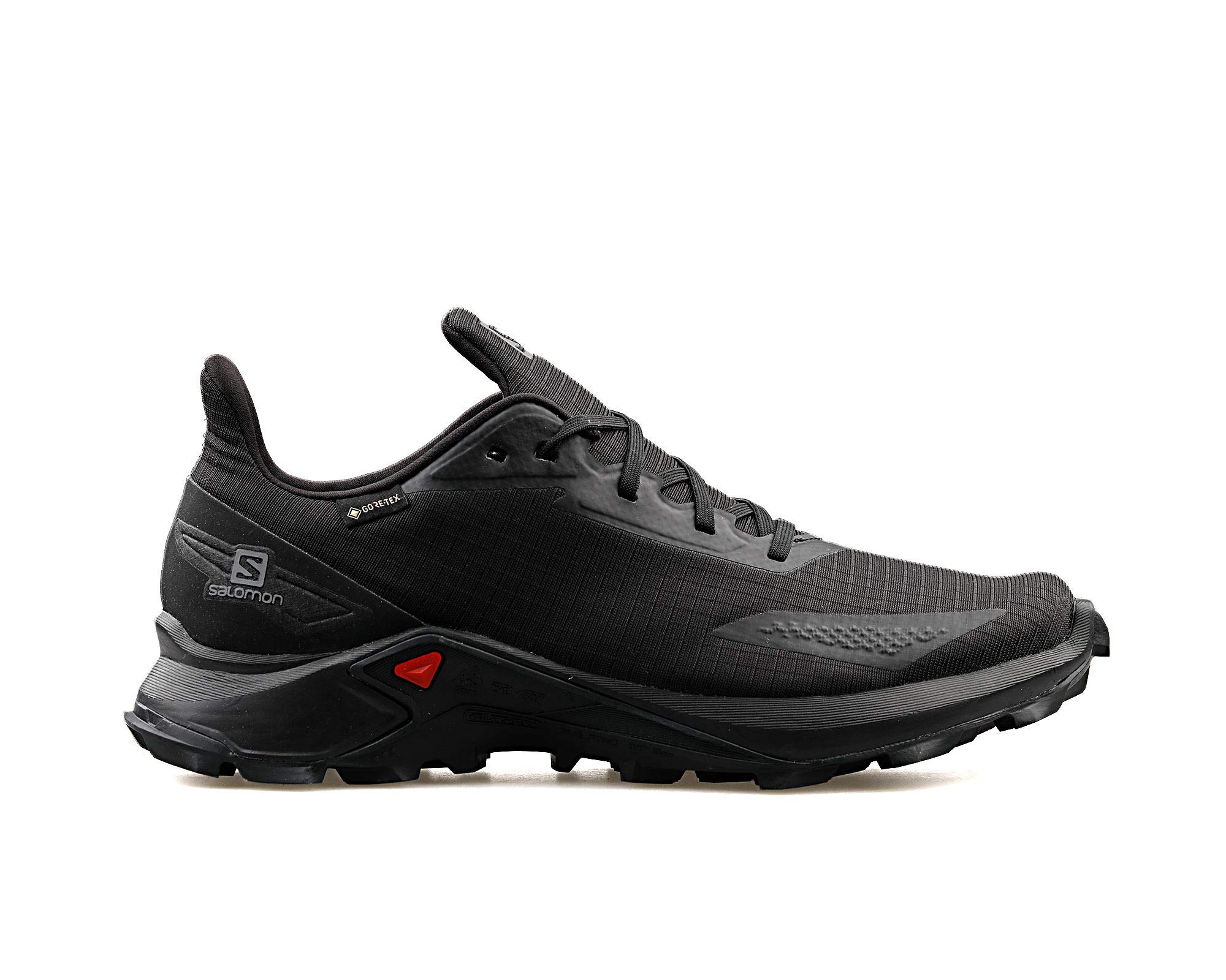 Salomon ALPHACROSS Blast Gore-TEX Trail Running Shoes for Men Sneaker, Black/Black/Black, 10.5