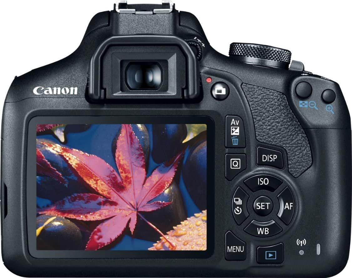 Canon EOS 2000D/T7 Vlogger Kit:EF-S 18-55mm is II Lens,64GB Memory Card,Ring Light,Spider Tripod,3 Piece Filter Kit,Gadget Bag,Remote Shutter,USB Card Reader & Cleaning Kit (Renewed)