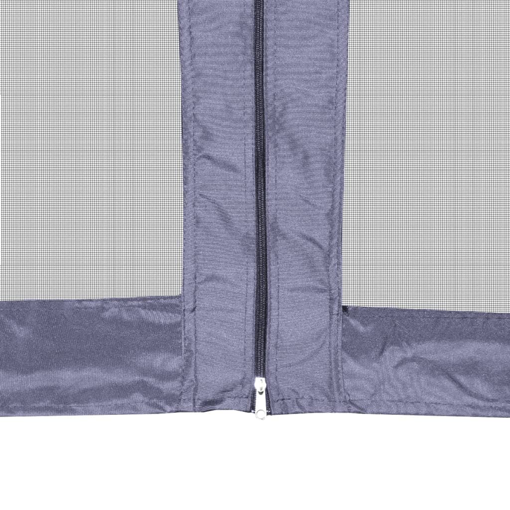 Canopy Tent ,Wedding Party Tent, Outdoor Gazebo,Easy Canopy ,for Outdoor Party Events,Hexagonal Pop-Up Marquee with 6 Sidewalls Dark Blue 11.8'x10.2'