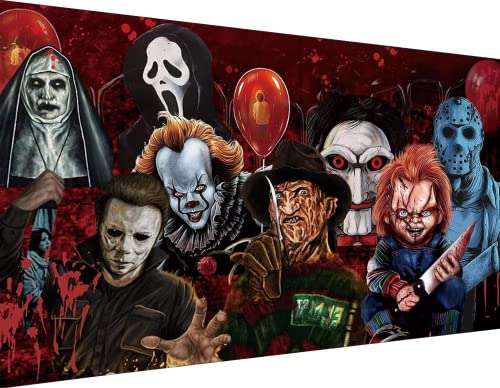koemhxb Halloween Paint by Number for Adults(24x16 inch),Large Paint by Numbers Kits for Adults Beginner,Halloween Painting by Numbers for Home Wall Decor