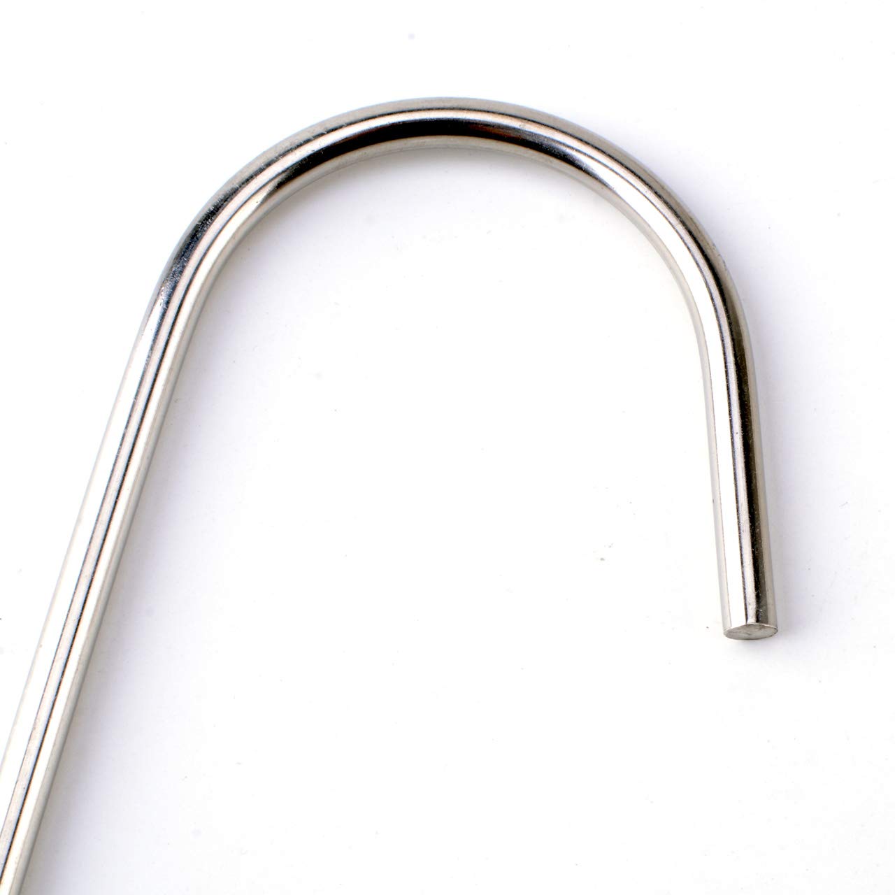 HONSHEN 8 Inch 6mm Meat Hook S-Hooks Stainless Steel Meat Hooks for Hanging Processing Butcher Hook 4Pack (Meat Hooks 6mm 8inch)