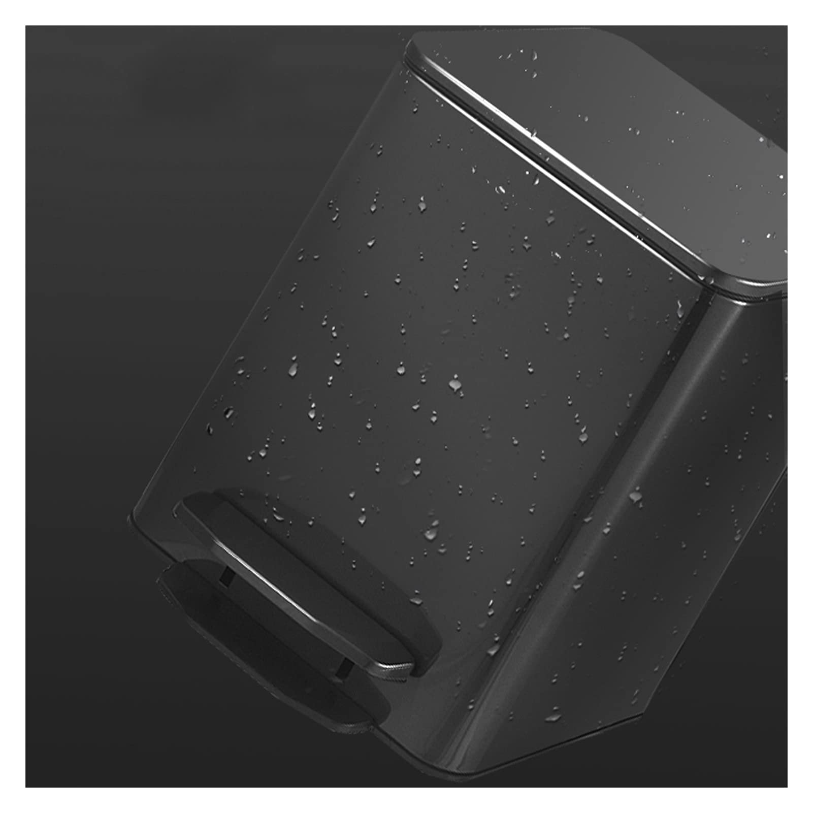 DYPASA Garbage Recycling Bin Metal Pedal Bin,Step Trash Can Trash Bin,Kitchen Trash Can with Lid,for Patios, Kitchens, and Outdoor Entertaining Kitchen Trash Can (Color : Gold)