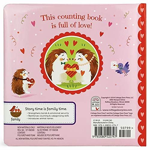 How Many Do I Love You? A Valentine Counting Padded Picture Board Book, Ages 1-5 ( )