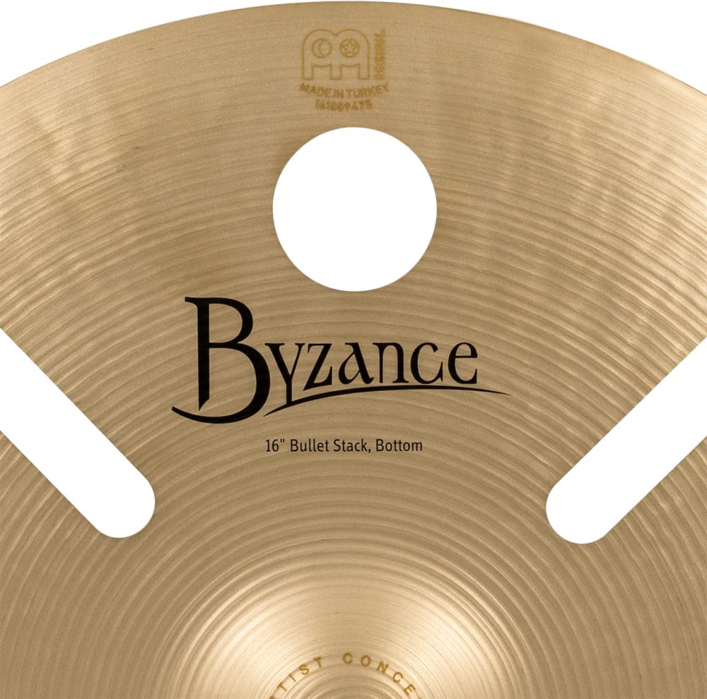 Meinl Cymbals AC Luke Holland Artist Concept Model Byzance/Classics Custom Bullet Stack, inch