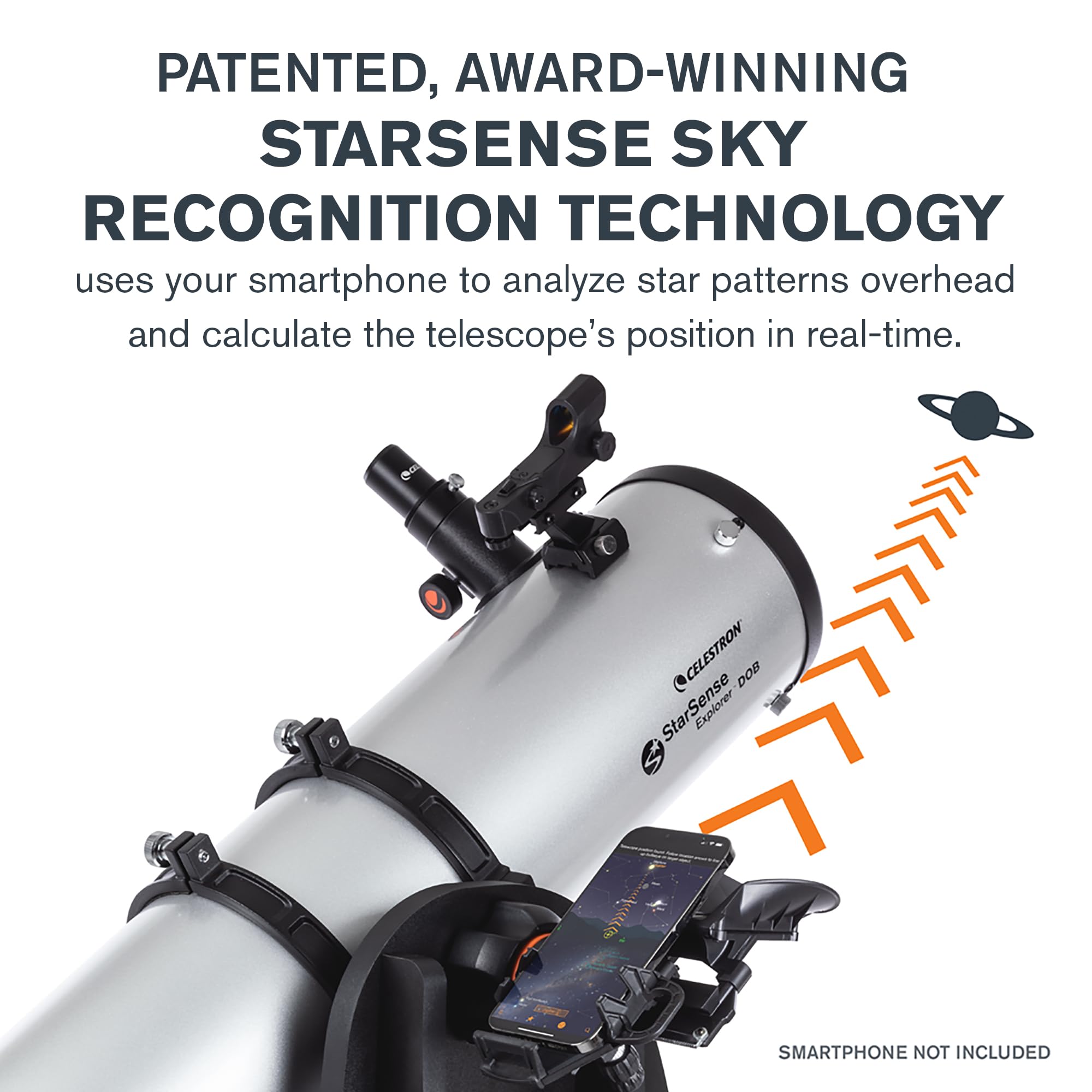 Celestron β StarSense Explorer 150mm Tabletop Dobsonian Smartphone App-Enabled Telescope β Works with StarSense App to Help You Find Nebulae, Planets & More β iPhone/Android Compatible