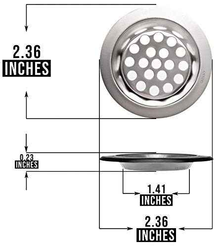 Dog Hair Catcher, Sink Strainer, Drain Protector 2.5", Hair Catcher Drain Small Drain Cover (Pack of 3)