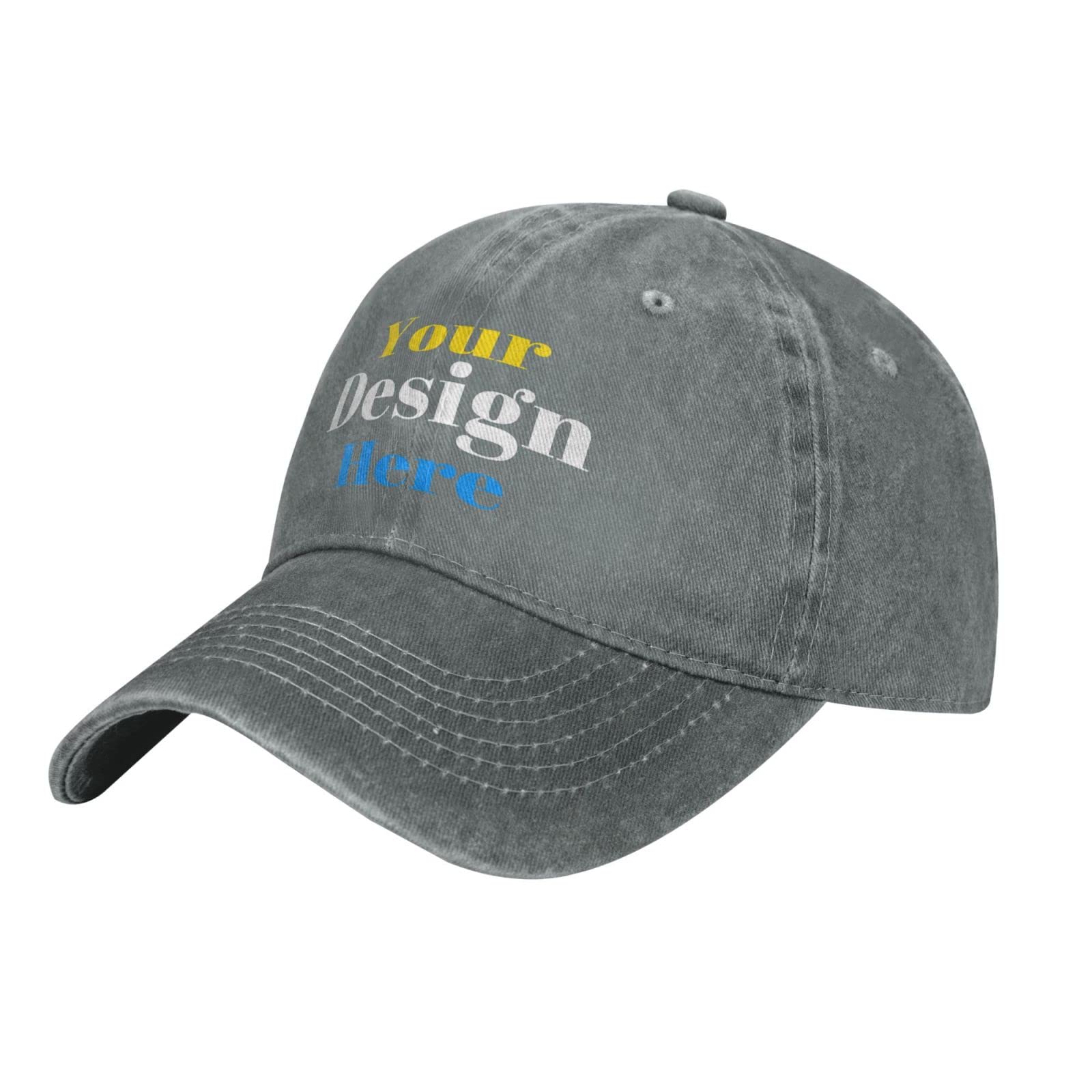 Custom Unisex Baseball Cap Personalized Gifts DIY Classic Hat Sports Multi Color Customized Baseball Hat for Men and Women
