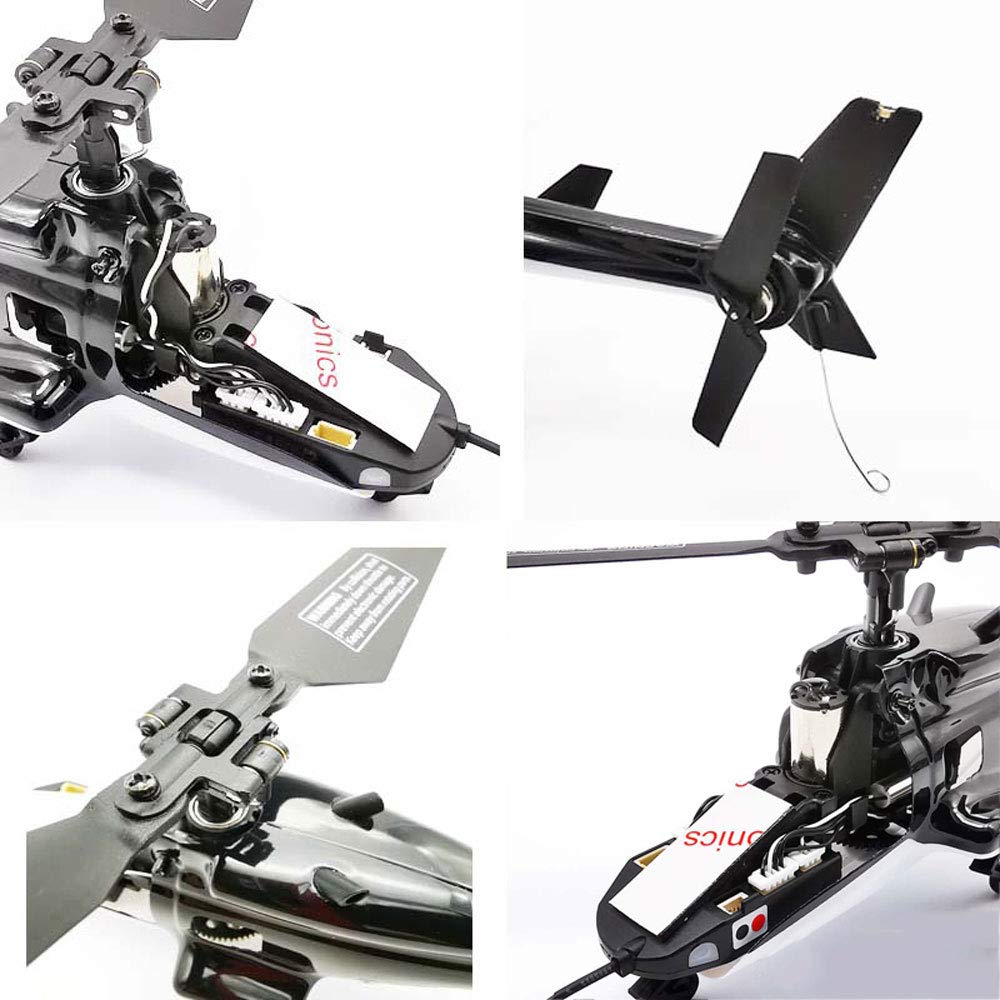 DBXMFZW New Mini Remote Control Helicopter F150V2 Little Flying Wolf Combat Drone Model Airplane 6-axis Gyroscope Cc3d Toy High Precision Aviation Model for 8-12 Years Old