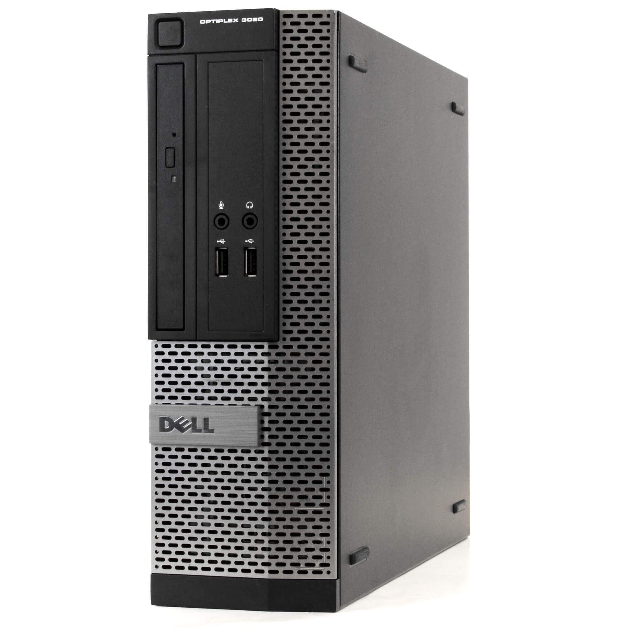 Dell Optiplex 3020 Small Desktop Computer (SFF) | Quad Core Intel i5 (3.20GHz) | 8GB DDR3 RAM | 2TB HDD Hard Disk Drive | Windows 10 Pro | 24in Monitor | RGB Mouse + Keyboard (Renewed)