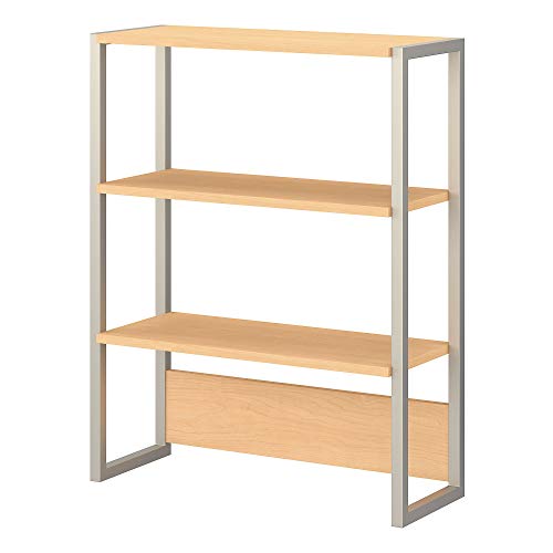 Bush Business Furniture Method Bookcase Hutch, Natural Maple