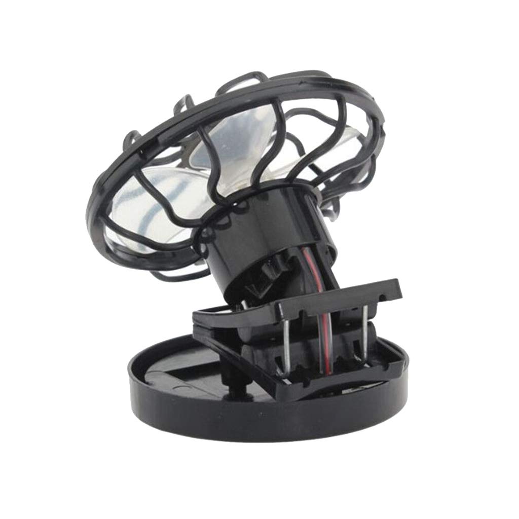 Kloware 2X Clip-on Cap Mini Solar Powered Fan for Camping Fishing Portable Handsfree