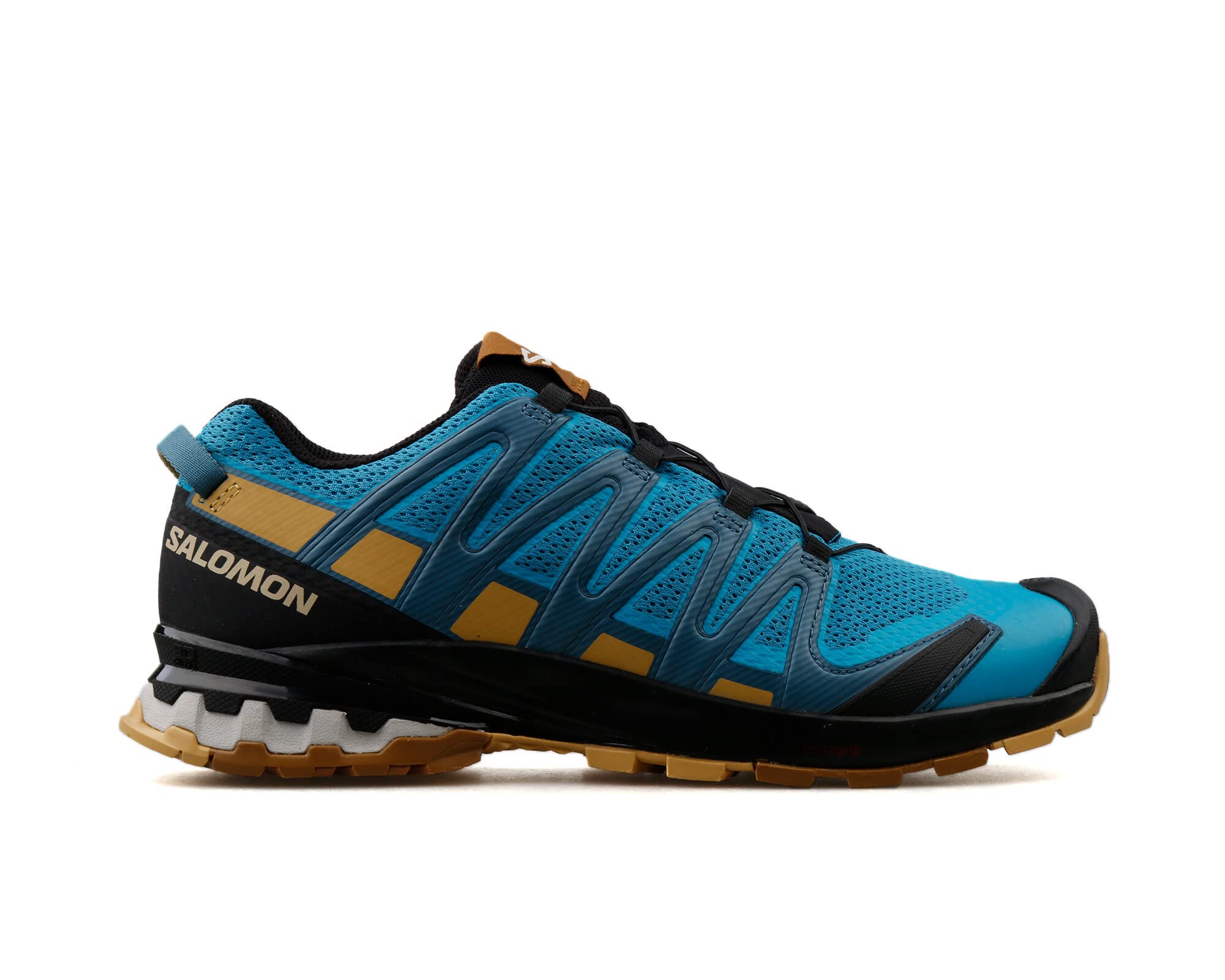 Salomon Xa Pro 3D V8 Trail Running Shoes for Men, Barrier Reef/Fall Leaf/Bronze Brown, 9