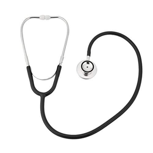 Ckuakiwu Double Head Stethoscope, Clinical Grade Stethoscopes Classic Dual Head Stethoscope with Instruction Manual (74cm/29in), Dual Head Stethoscope
