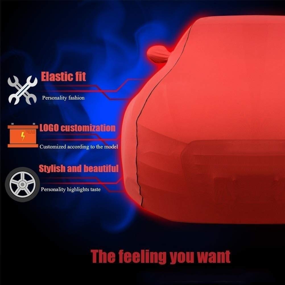 CHEY Car Cover,Compatible with Buick Rongyu,Customizable Blue Velvet Stretch Indoor Dustproof Car Cover