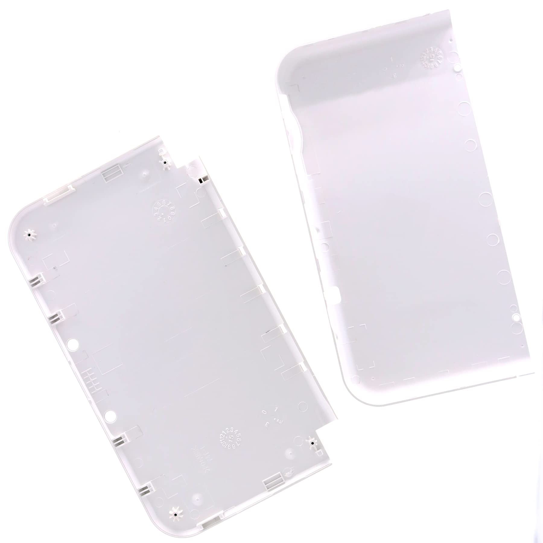 Deal4GO Housing Shell Case kit Top & Bottom Faceplate Cover Replacement for Nintendo New 3DS XL / 3DS LL 2015 Console (White)