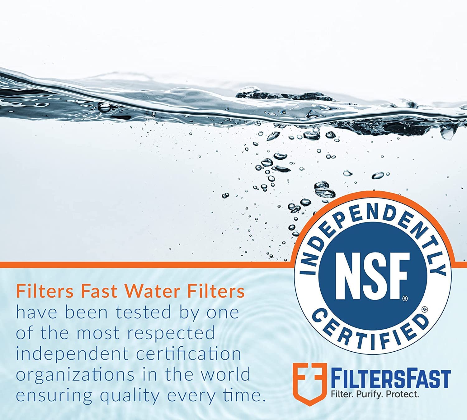 Filters Fast FF-FR-PUR Compatible Replacement for PUR RF-9999 Faucet Water Filter Kitchen Tap Water Mount Filter, 3-Pack