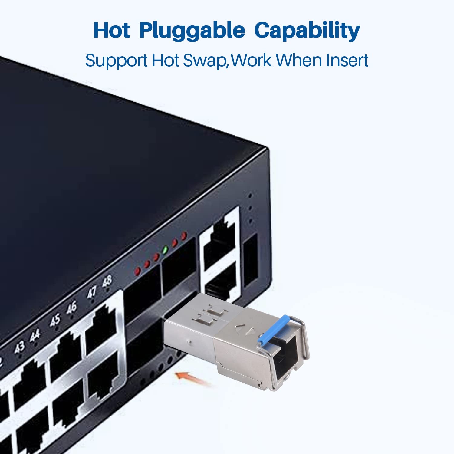 Clda1evel 2.5G/1.25G SFP Transceiver,Gpon OLT Class C+ Pon Module,SFP Single Mode SC Module,Tx1490/Rx1310nm SMF,Compatible with Huawei,Cisco,Microtik