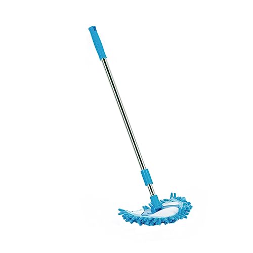 Healvian 1pc Telescopic Triangular Mop Car Wash Brush Tile Scrubber Cleaning Mop Wooden Floor Cleaner Floor Scrubbers Household Cleaner Home Telescopic Mop Household Supplies Tub