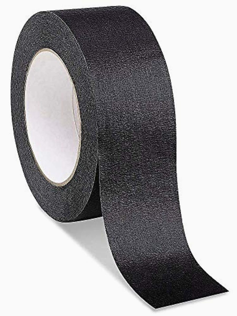 Case - 24 Rolls Marcy No Residue Black Masking Tape 1.5" x 60 yds (36mm x 180')