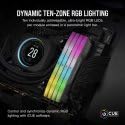 CORSAIR VENGEANCE RGB DDR5 64GB (4x16GB) DDR5 5600MHz CL36 AMD EXPO Intel XMP iCUE Compatible Computer Memory โ Gray (CMH64GX5M4B5600Z36)