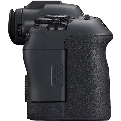 Canon EOS R6 Mark II Mirrorless Camera with RF 24-105mm STM Lens + EF 75-300mm III Lens + RF 50mm f/1.8 STM + Accessories Including: 2X 64GB Memory Cards + TTL Flash, Extra Battery, Case & More