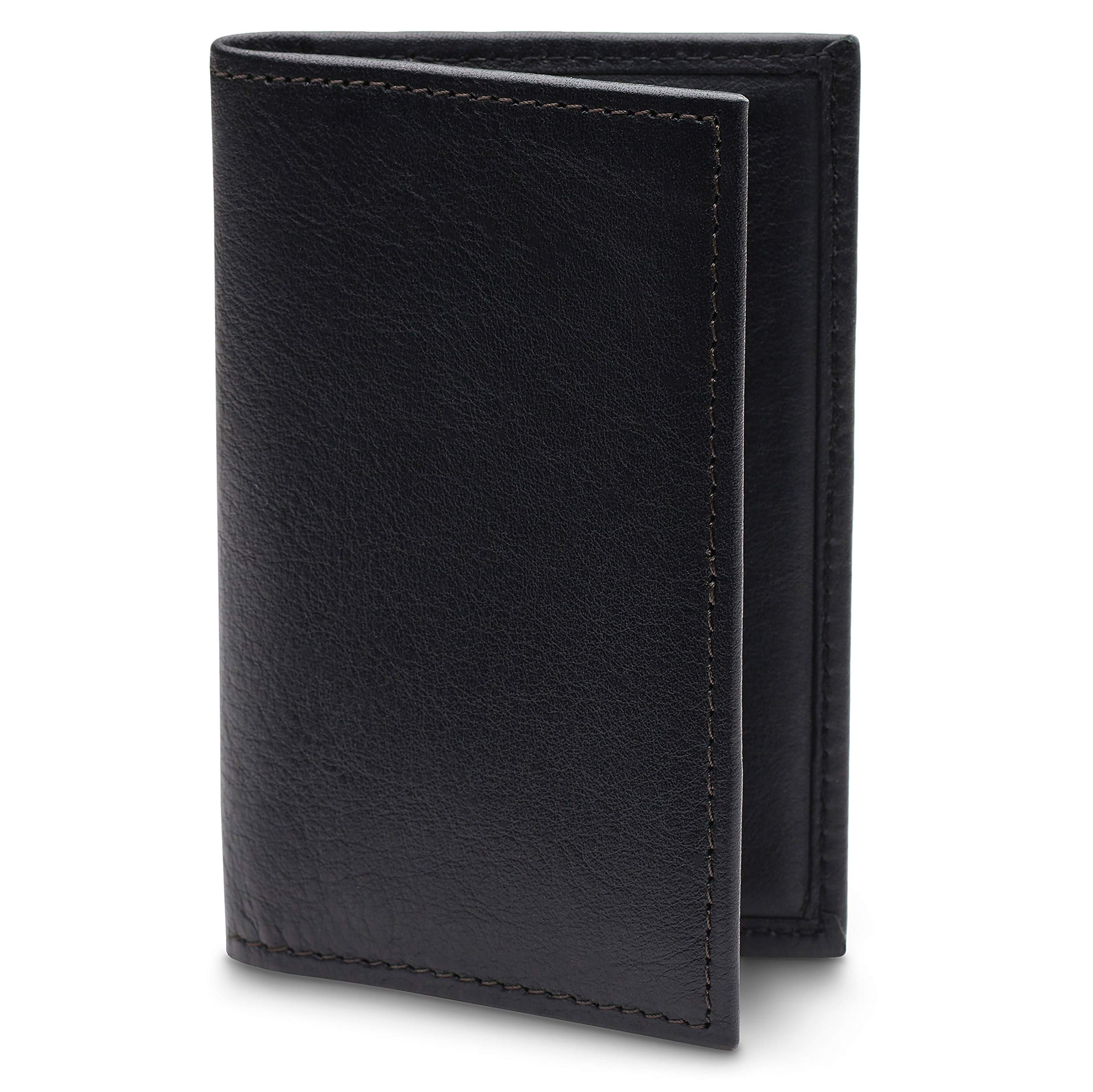 Bosca | Men’s Calling Card Case Wallet in Nappa Vitello Italian Leather
