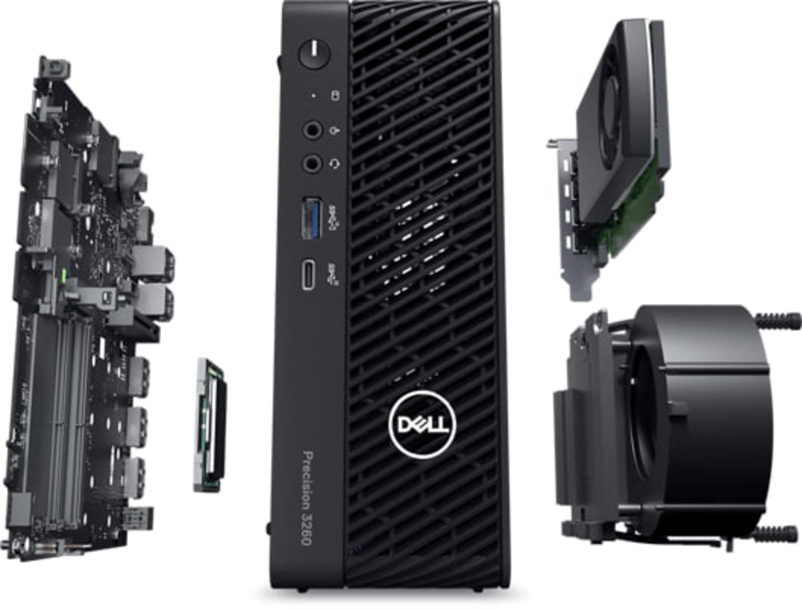 Dell Precision T3260 Workstation Desktop (2022) | Core i7-12700 - 1TB SSD Hard Drive - 32GB RAM | 12 cores @ 4.9 GHz Win 11 Pro Black
