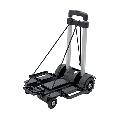 Colcolo Foldable Hand Truck with Rubber Wheels Luggage Cart, 45cmx24cmx10cm
