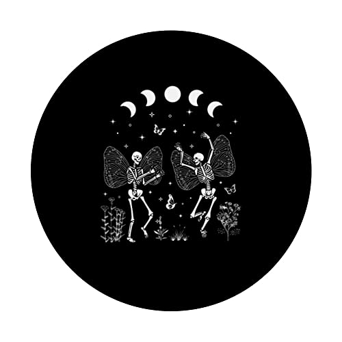 Fairy Grunge Fairycore Aesthetic Butterfly Skeleton Gothic PopSockets Swappable PopGrip