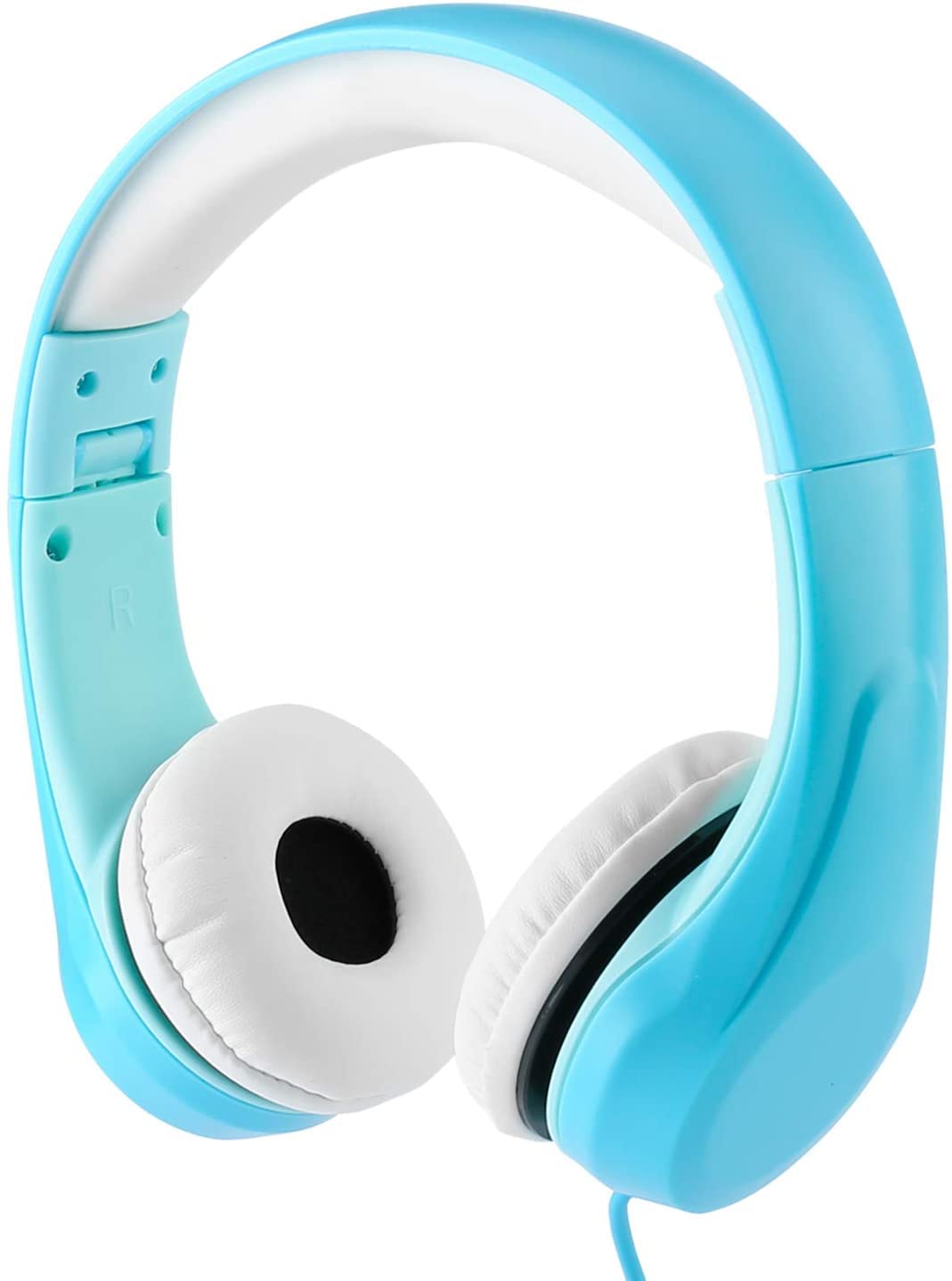 KPTEC Kids Headphones, Wired Girls Headphone with Microphone 93dB Volume Limited, On-Ear Foldable Headset for School Students/Toddler/Children/iPad/Tablet, 3.5mm Jack, Pink