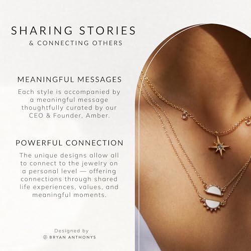Bryan Anthonys – Meaningful Jewelry for Her: Bracelets for Women, All In Braclet, Adjustable Length, 14K Gold Finish