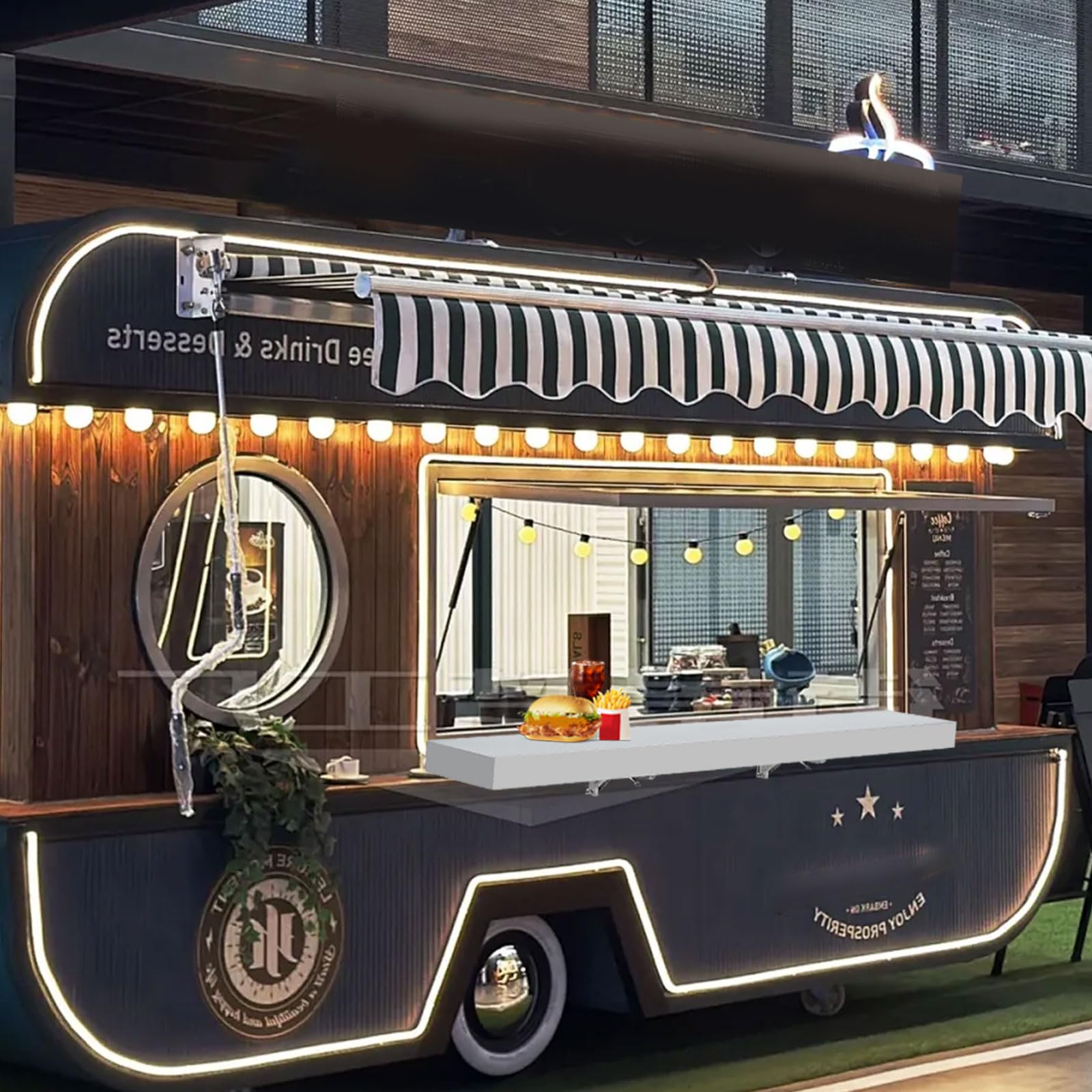 ExploreHorizon Folding Concession Shelf 72" x 12" - 304 Stainless Steel, Wall Mount, Drop Down, for Food Truck, BBQ, Restaurant