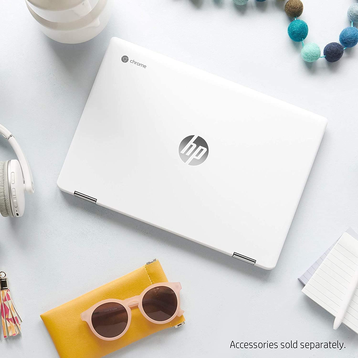 HP Chromebook X360 2-in-1 14.0β HD (1366 x 768) Touch-Screen Portable Laptop, Intel Celeron Processor N4000, 4GB Memory, 32GB eMMC Flash Memory, Webcam, Wi-Fi, Chrome OS, White